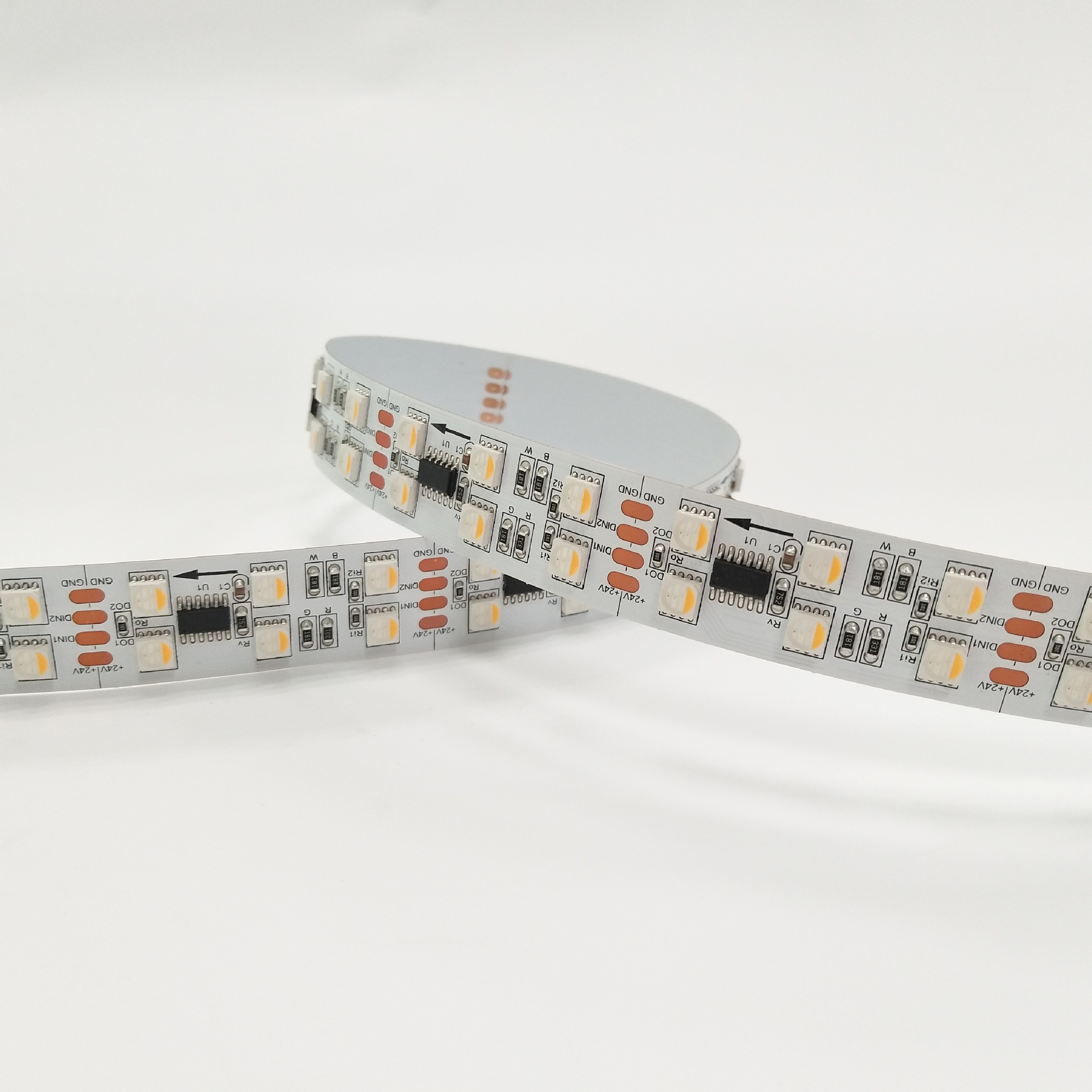 WS2814 RGBW DC24V 120Leds Pixel LED Strips data back up - جاهزة